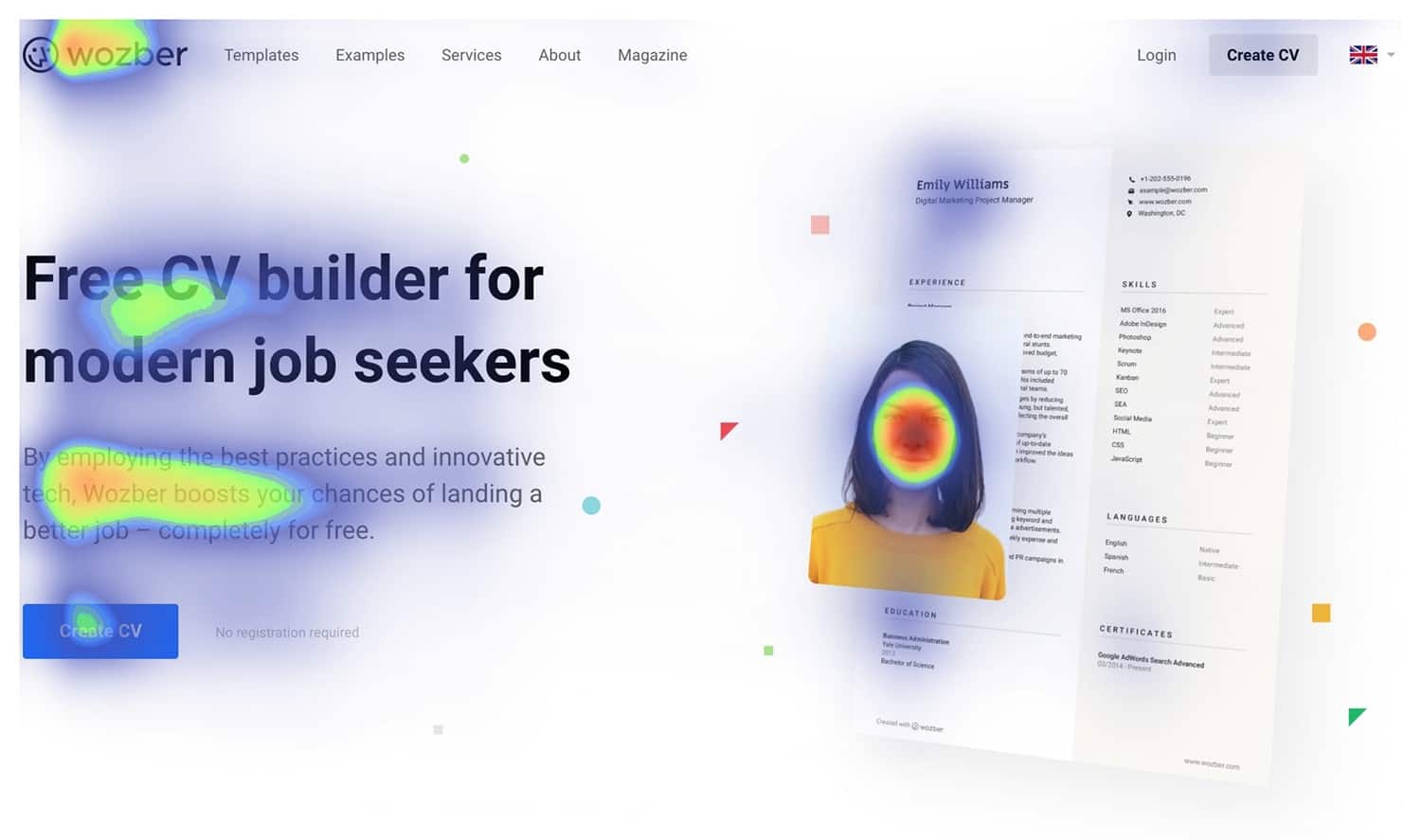 Award Winning Web Designs Through the Eyes of User - Attention Insight