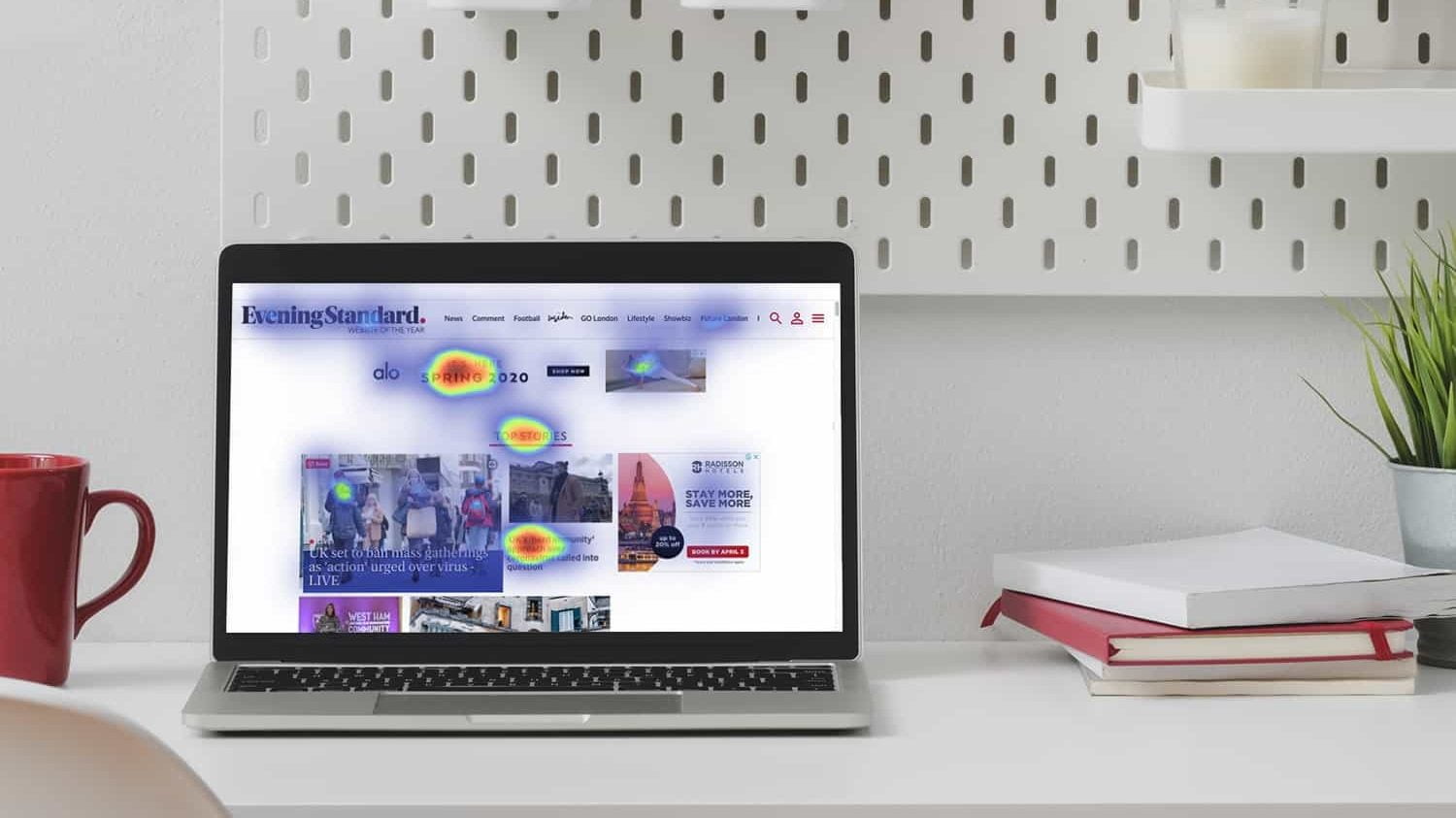 Increase Banner Design Visibility - Attention Insight