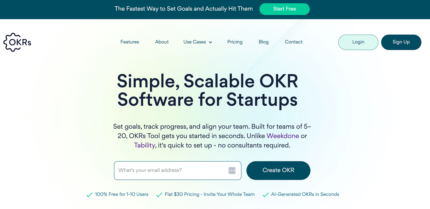 7 Best Free OKR Software for 2026 - Attention Insight